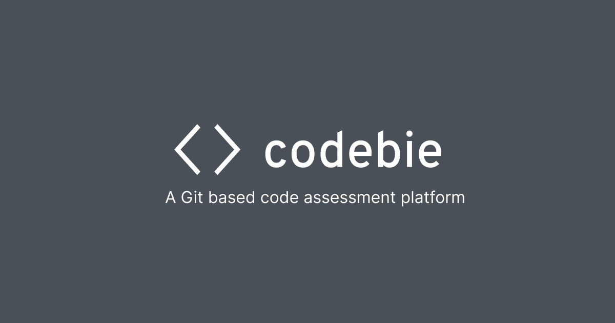 Codebie: Git-Based Coding Assessment Platform